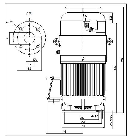 VHS Series Vertical Hollow-Shaft Motor from China manufacturer - WY PUMPS